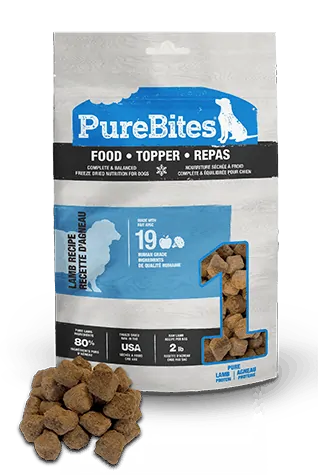 PureBites Lamb Recipe Dog Food - Topper - Whistle Stop Pet Shop