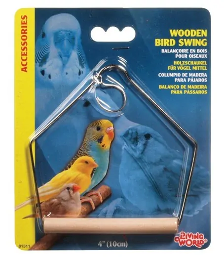 Wooden Bird Swings - Whistle Stop Pet Shop